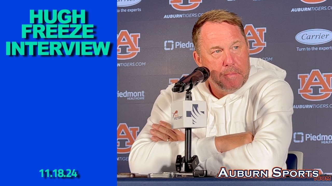 COACH INTERVIEW: Hugh Freeze (Texas A&M Week) - YouTube