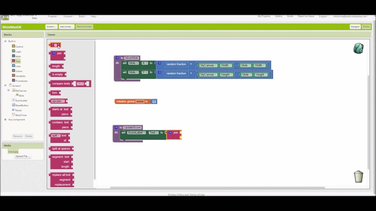Mole Mash 1 - Video tutorial - YouTube