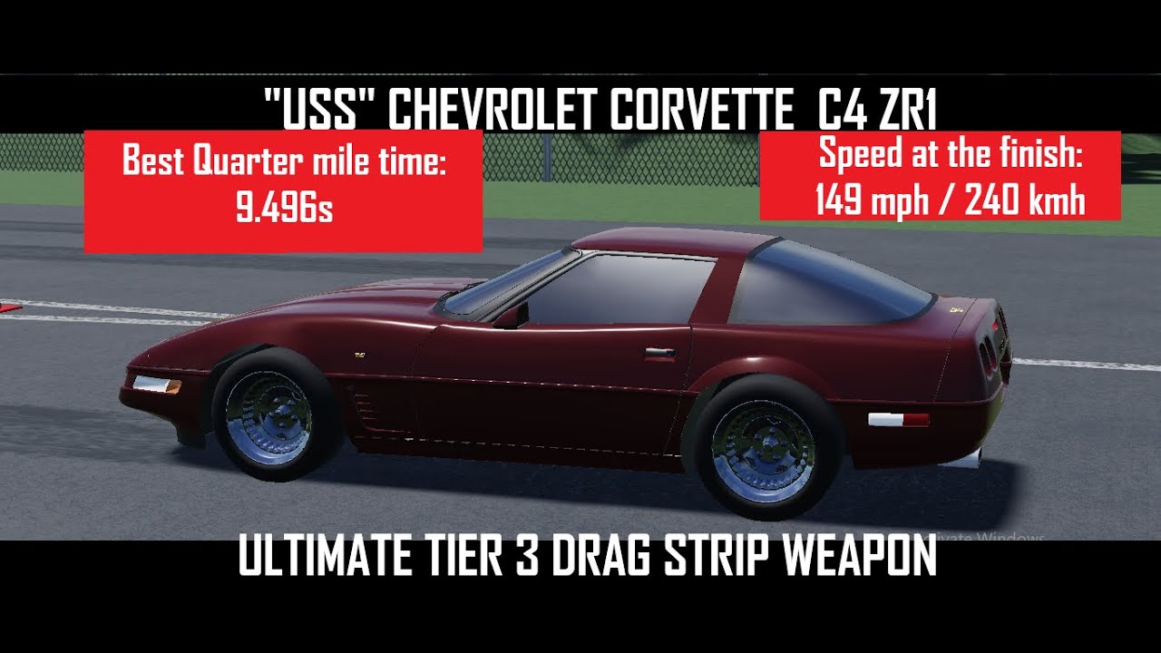 "USS" Chevrolet Corvette C4 ZR1 vs T2, T3 and T4: The fastest C4 Vette ...