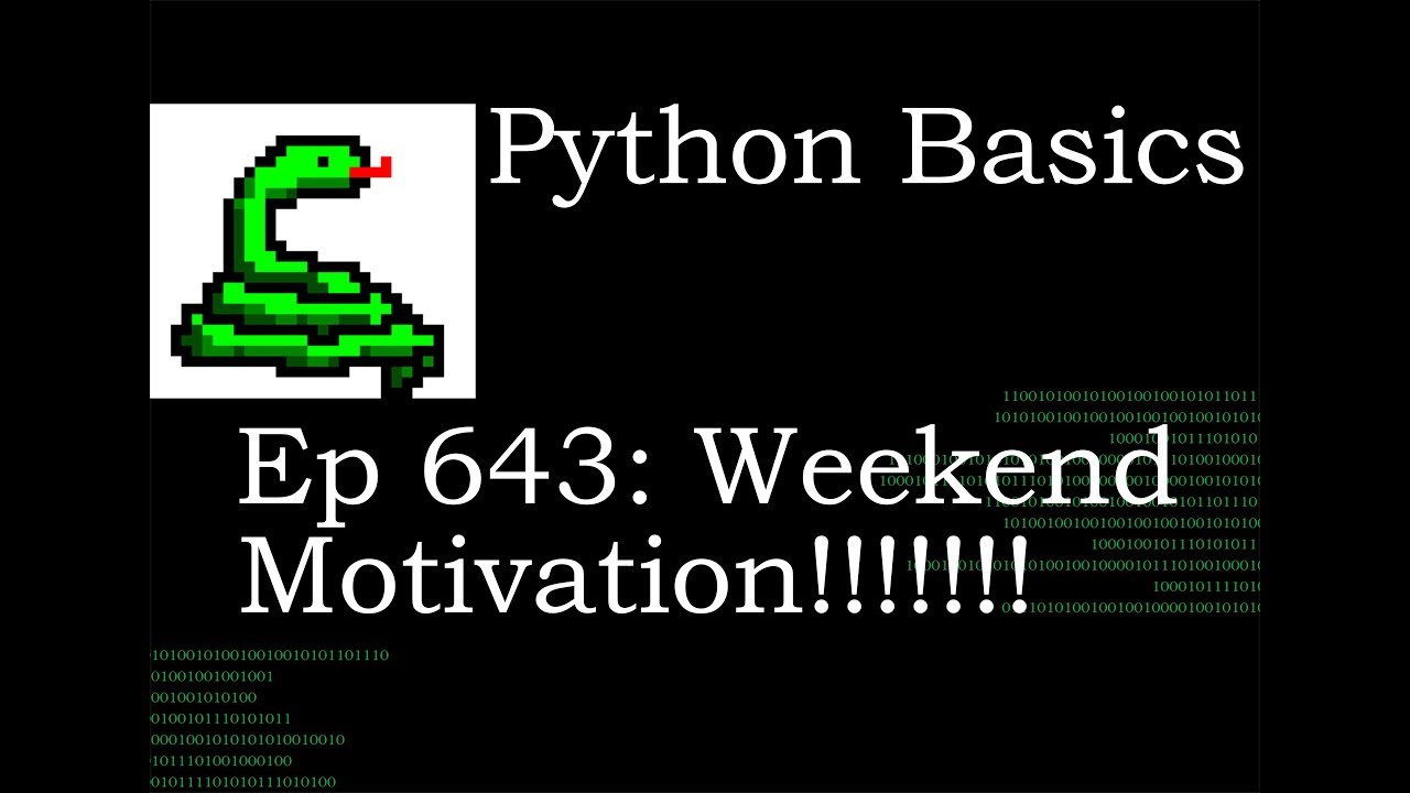 Python Basics Tutorial Weekend Motivation YouTube python-basics-tutorial-weekend-motivation-youtube
