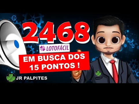 Lotofacil 2468 dicas e analises - dezenas fixas - ACESSO VIP JR PALPITES