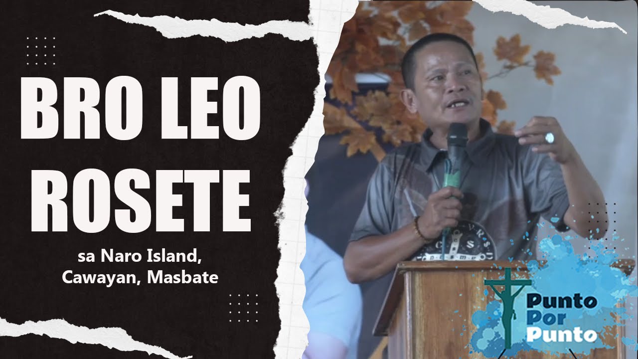 Brother Leo Rosete sa Naro Island, Cawayan, Masbate - YouTube