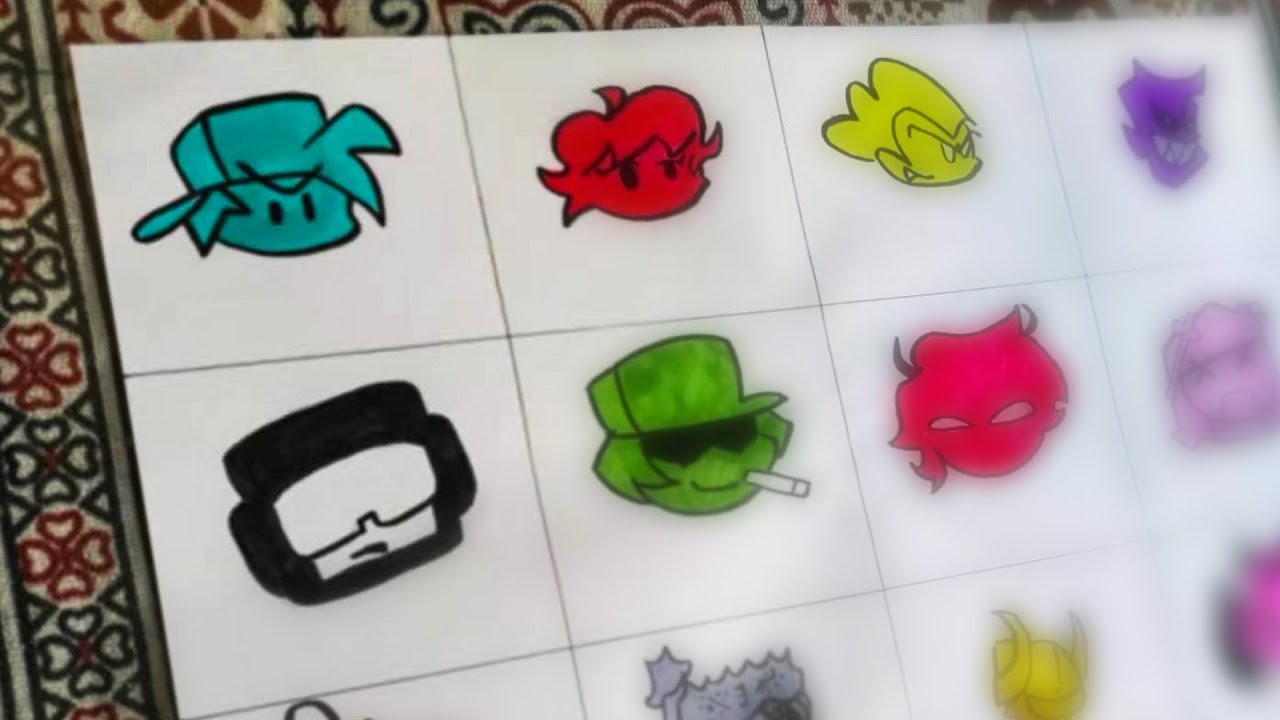HOW to draw FRIDAY NIGHT FUNKIN | FNF Special Albums - YouTube