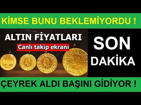 19 NİSAN 2021 ALTIN FİYATLARI BUGÜN NE KADAR GRAM ALTIN ÇEYREK ALTIN YARIM TAM ALTIN FİYATLARI
