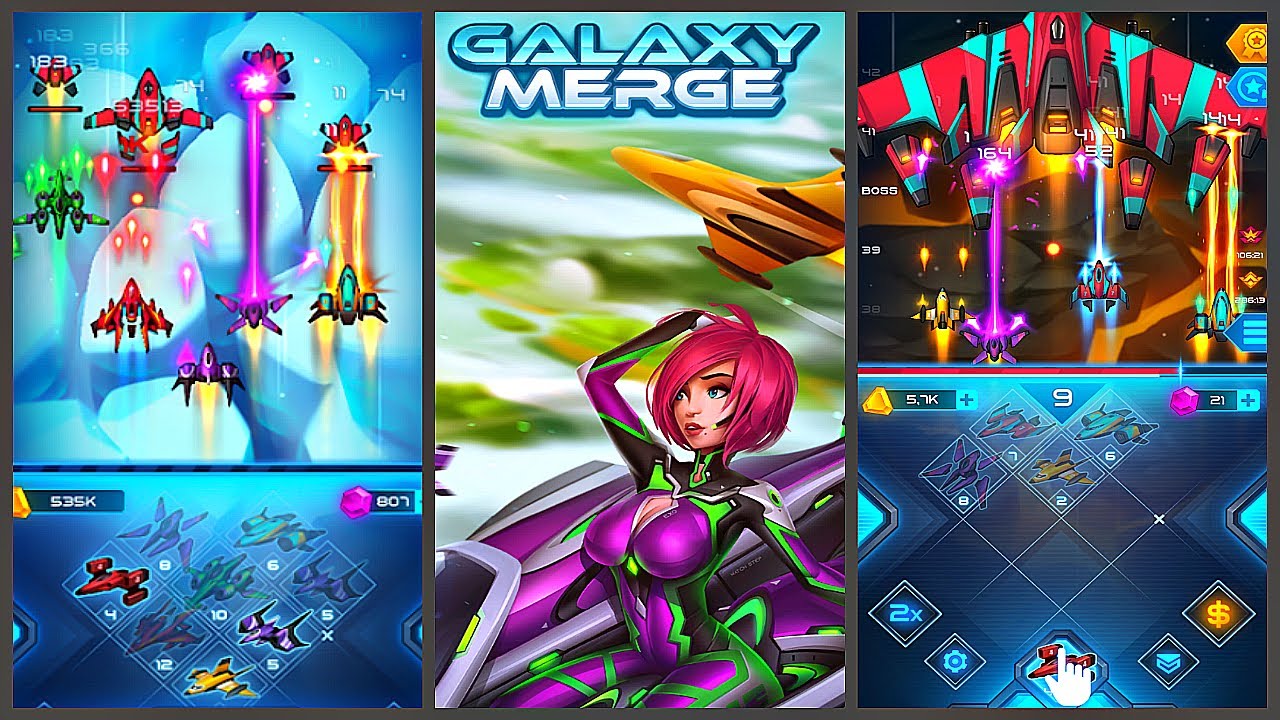 Galaxy Merge - Idle & Click Tycoon | Gameplay Android | Merge - YouTube