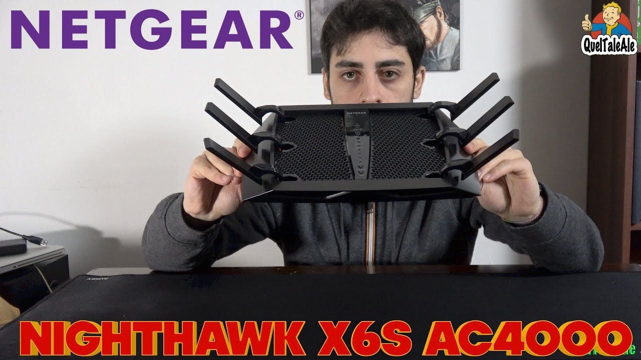 Un router spaziale - RECENSIONE - Netgear Nighthawk X6S AC4000 - YouTube
