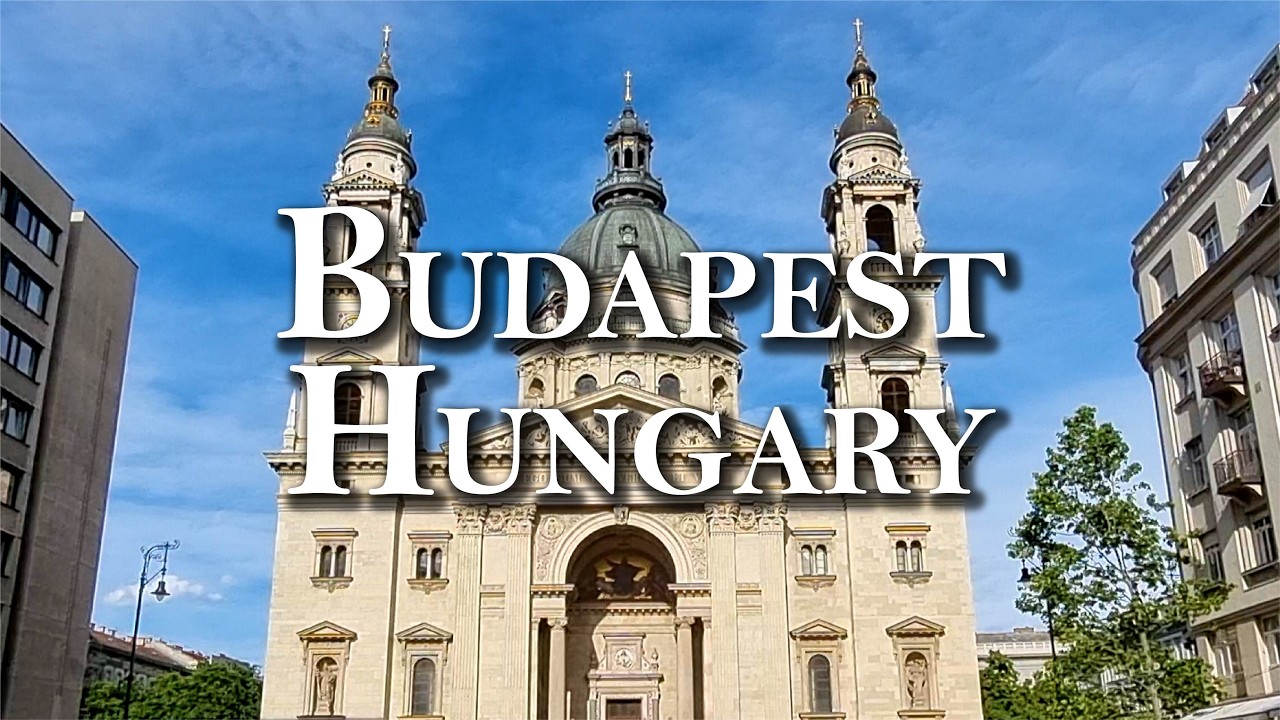 Beautiful BUDAPEST on a sunny day - walk in Hungary 4K - YouTube