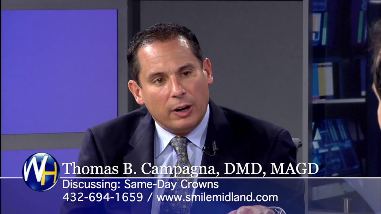 Same Day Crowns with Midland, TX dentist Dr. Thomas Campagna - YouTube
