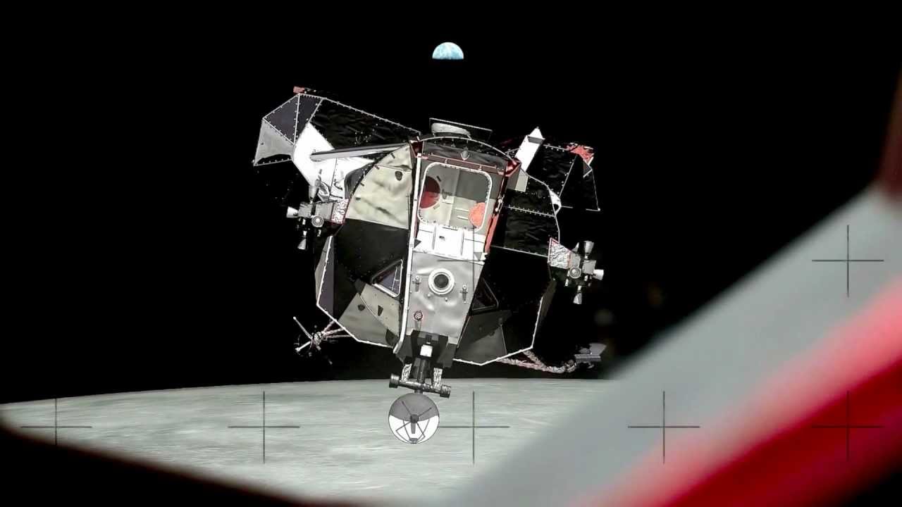 Apollo 11 Columbia and Eagle, animation - YouTube
