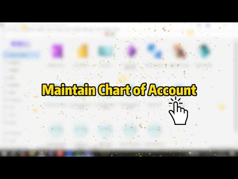 SQL Account | Maintain Chart of Account