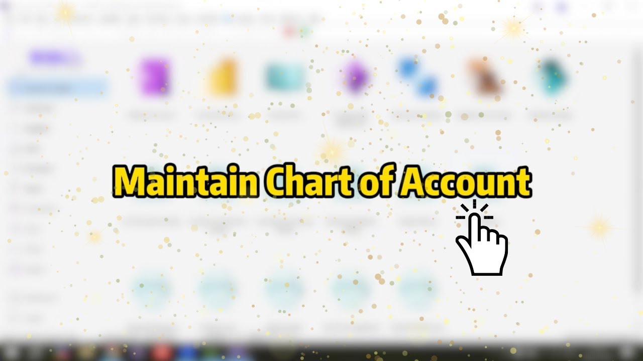 SQL Account | Maintain Chart of Account - YouTube