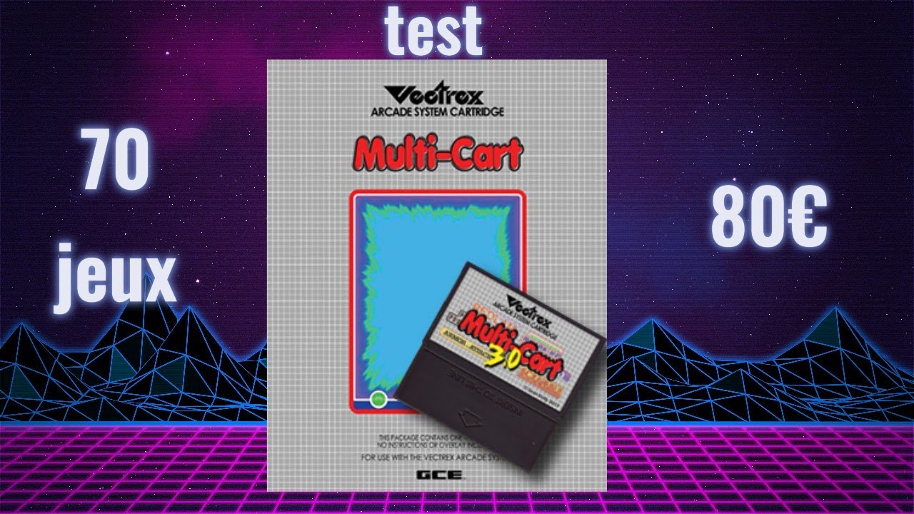 test vectrex multi cart 3.0 - YouTube