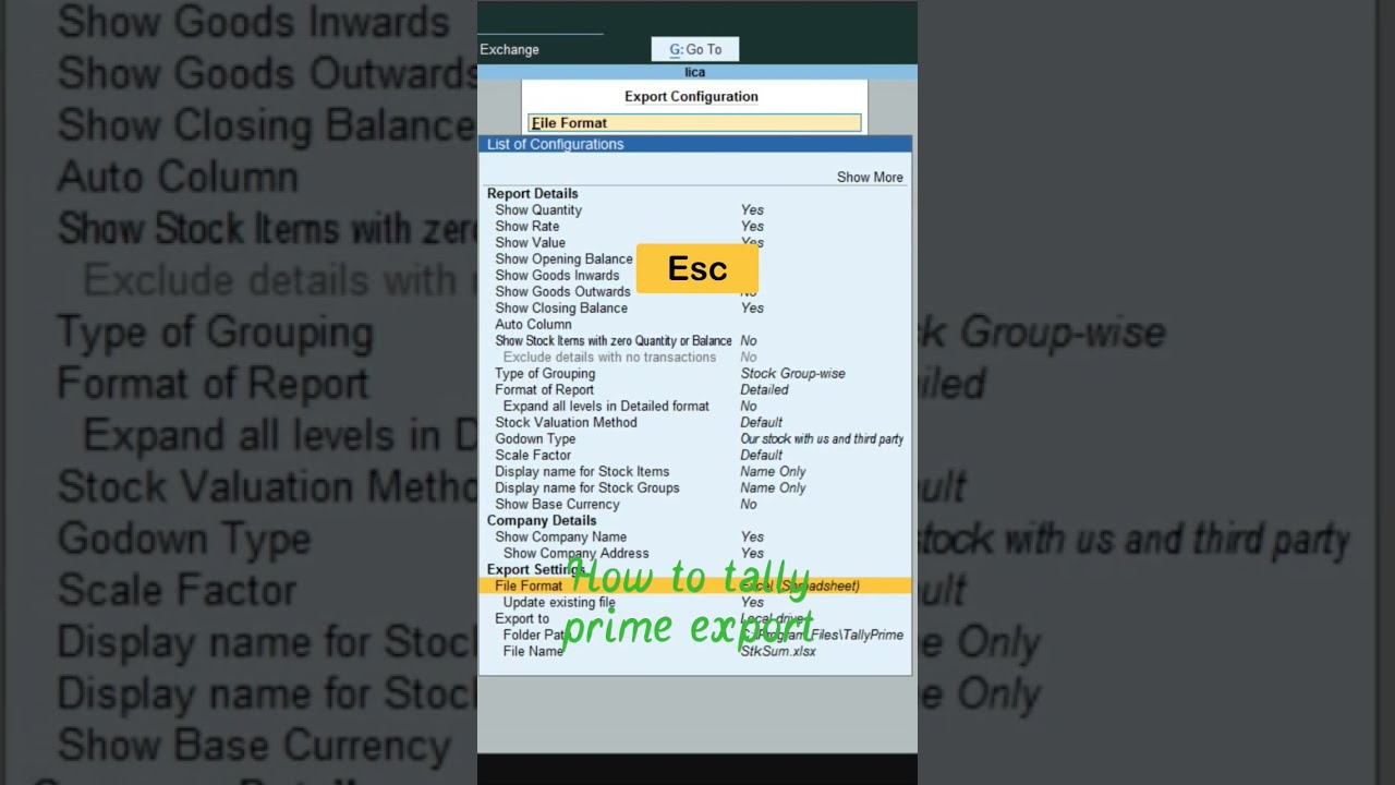 How To Tally Data Export In Excel File Tally Prime Se Data Kese Export How To Tally Data Export In Excel File Tally Prime Se Data Kese Export
