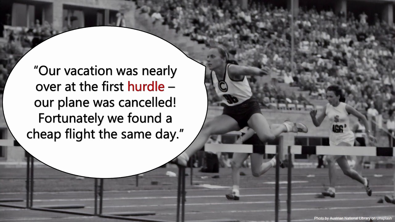 Learn Natural English Idioms & Metaphors: Hurdle - YouTube