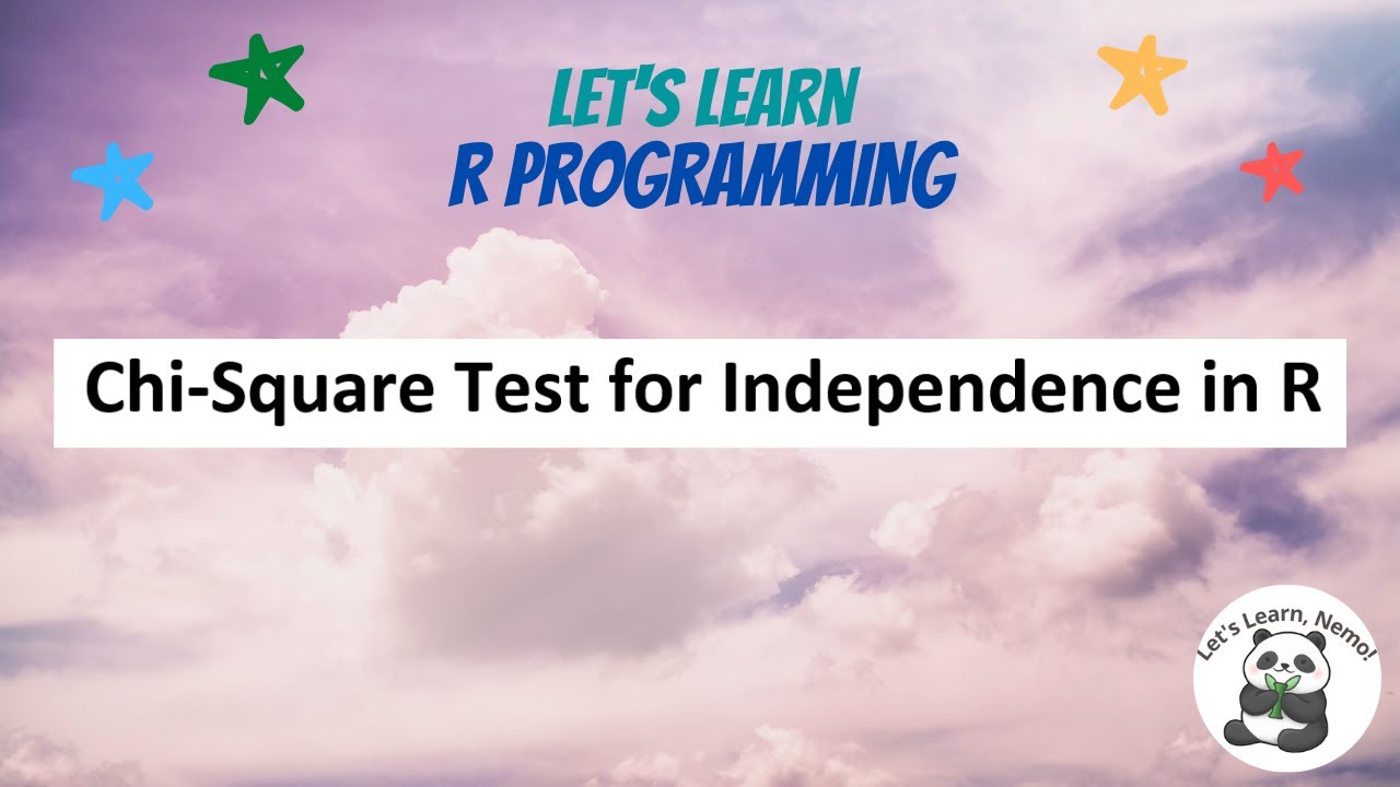 (RP10) Chi-Square Test for Independence in R - YouTube