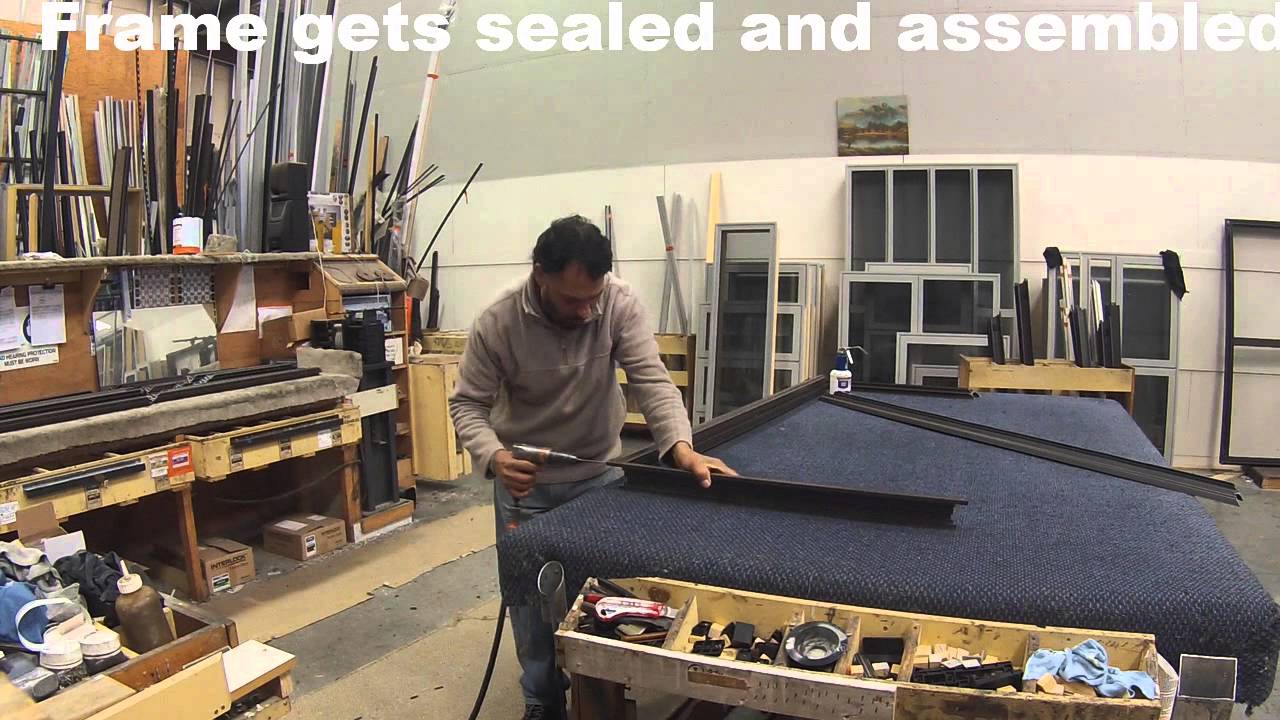 The Making of an Aluminium Window - YouTube