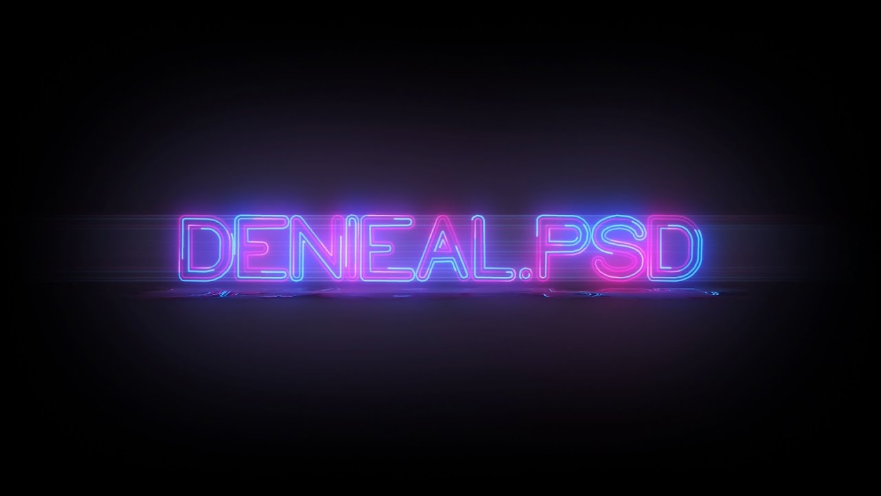 Neon Text Reveal Animation (After Effects) - YouTube