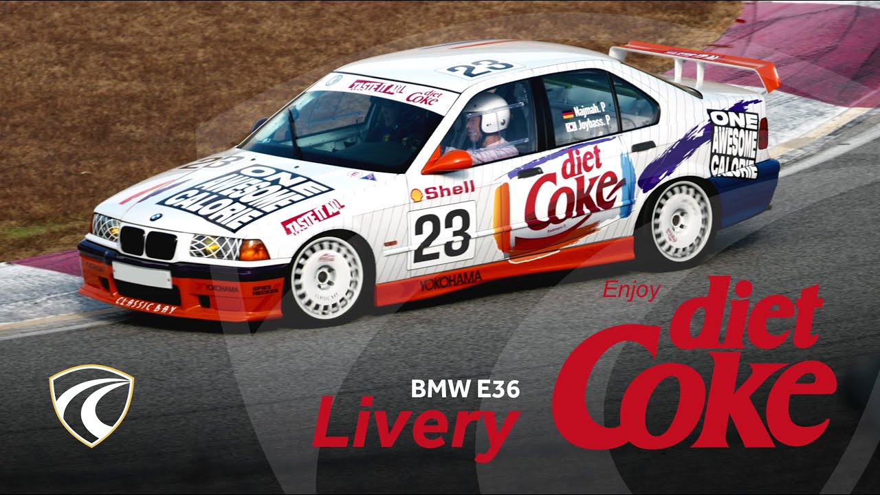1993 ATCC Homage Diet Coke Livery - BMW E36 / Formarea Motorsports ...
