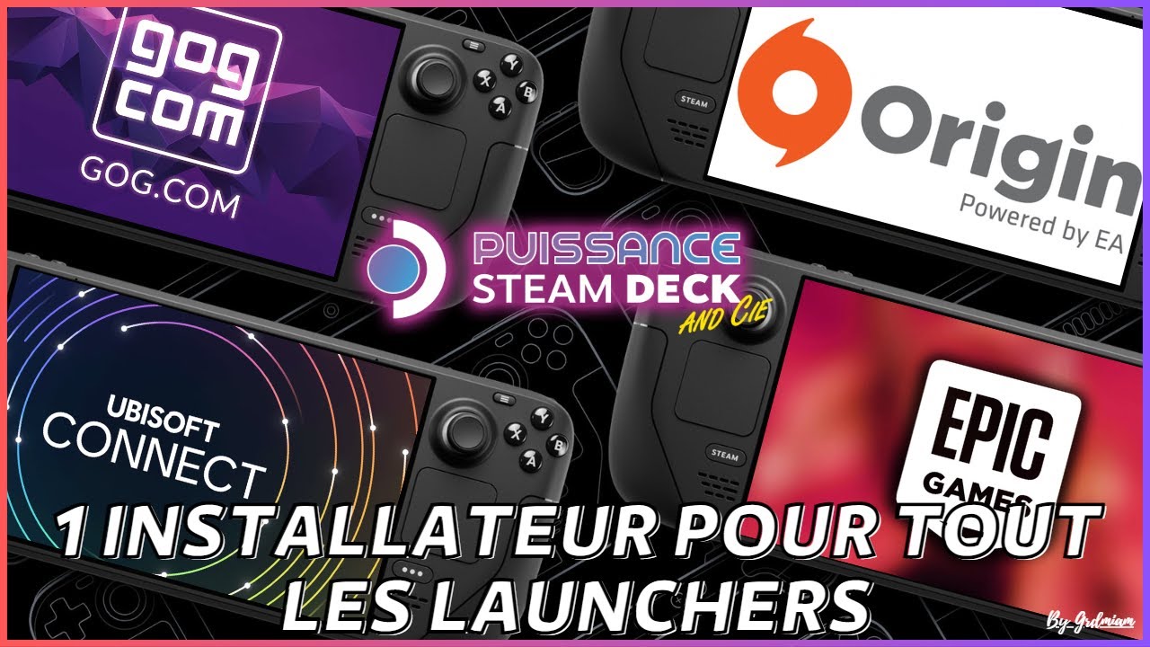 🎮TUTO STEAM DECK: Multi Launchers installation, Le TOUT-EN-UN - YouTube