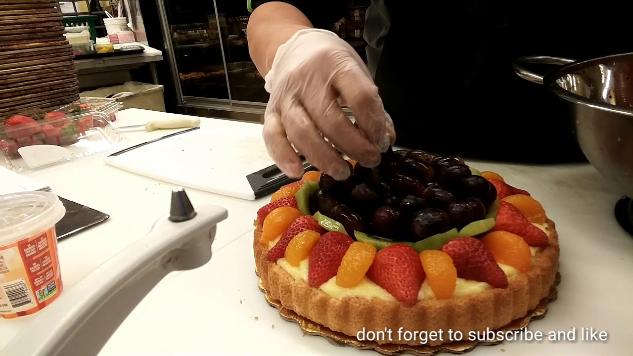 How to make fruit flan dessert - YouTube