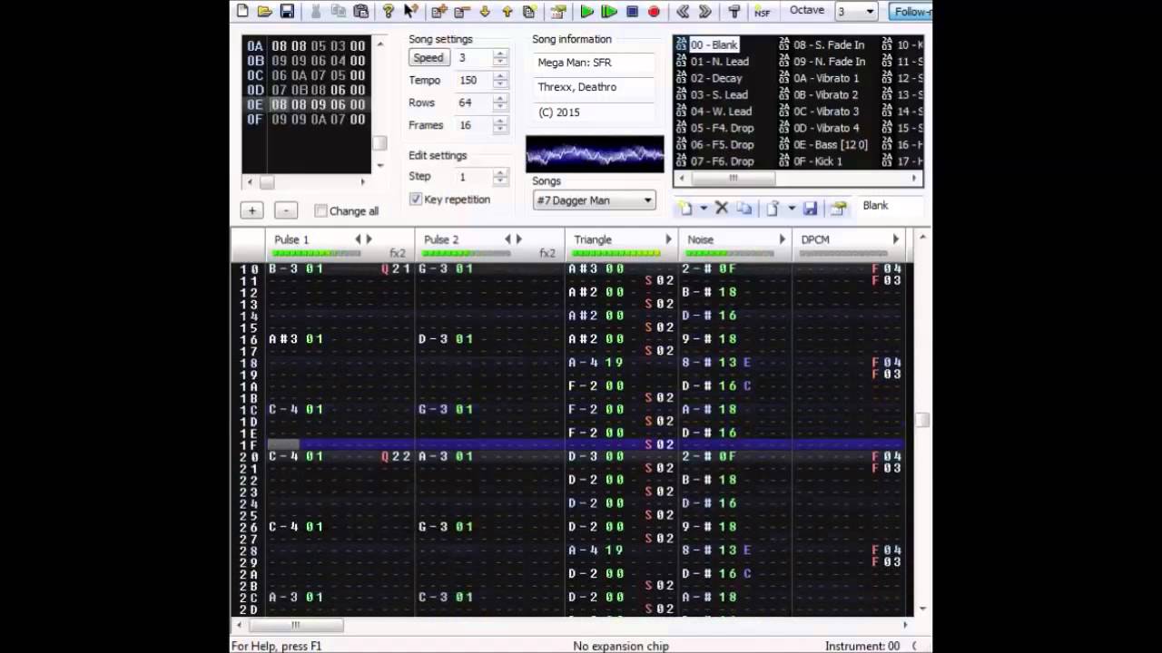 Dagger Man - Mega Man SFR [2A03, Famitracker] - YouTube