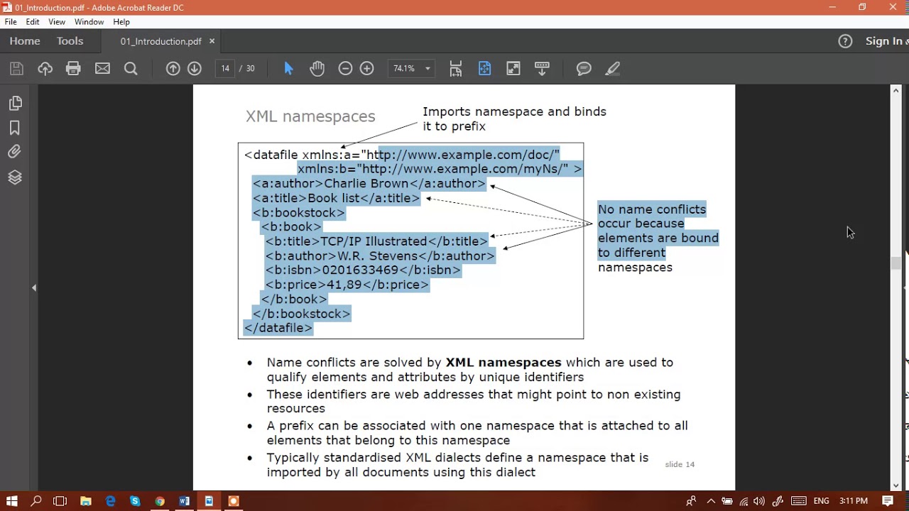 Lec1 Part5 Xml Namespaces Youtube