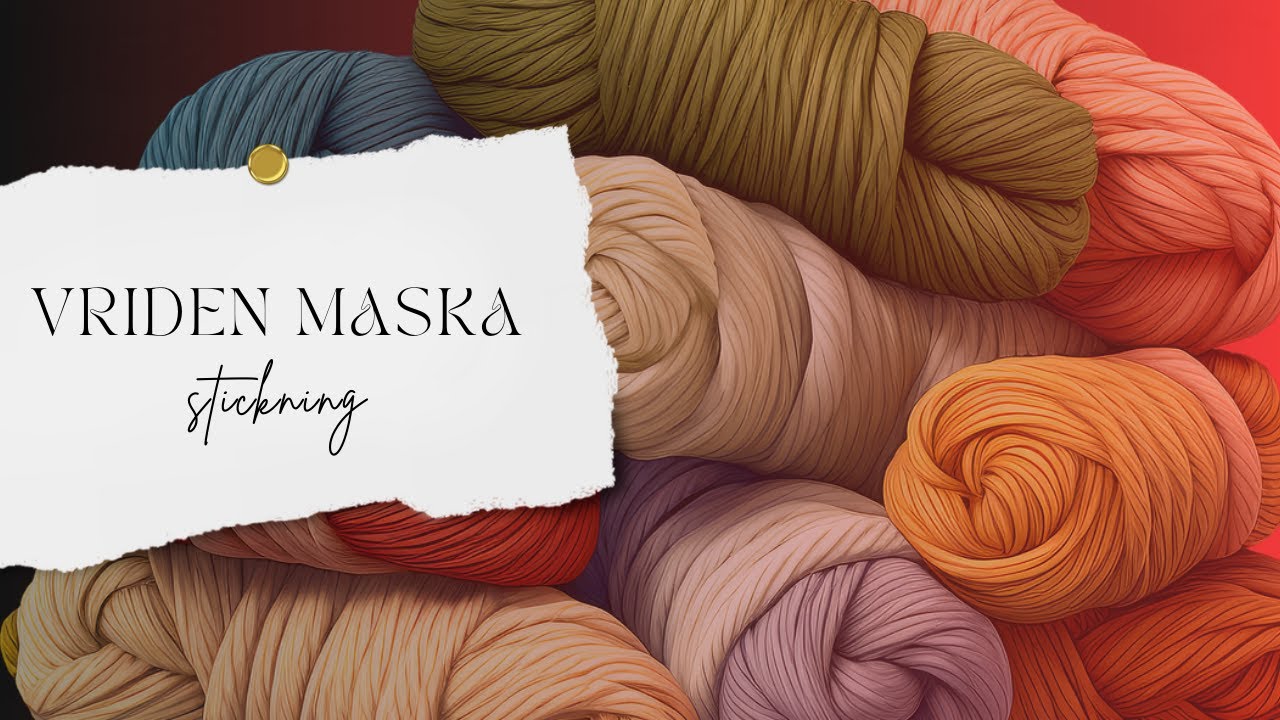 Sticka vriden maska - tutorial - YouTube