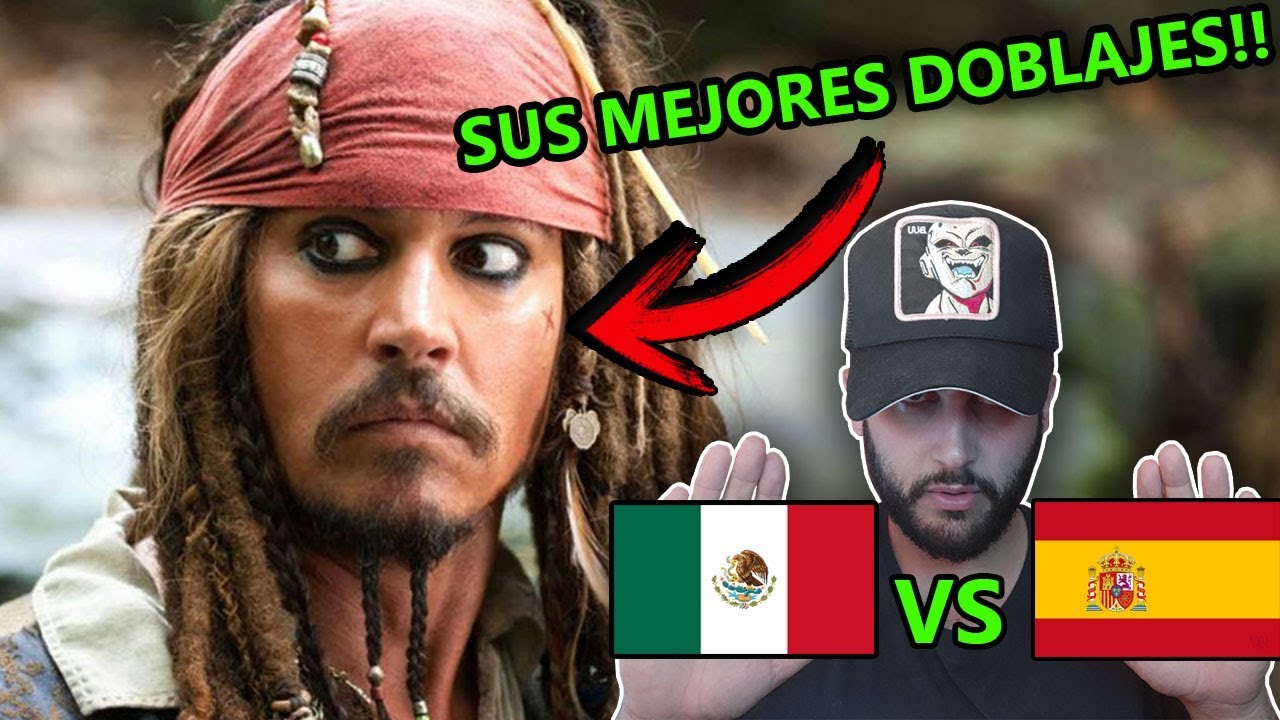 Español REACCIONA a la VOZ de JACK SPARROW en DOBLAJE LATINO vs ESPAÑOL ...
