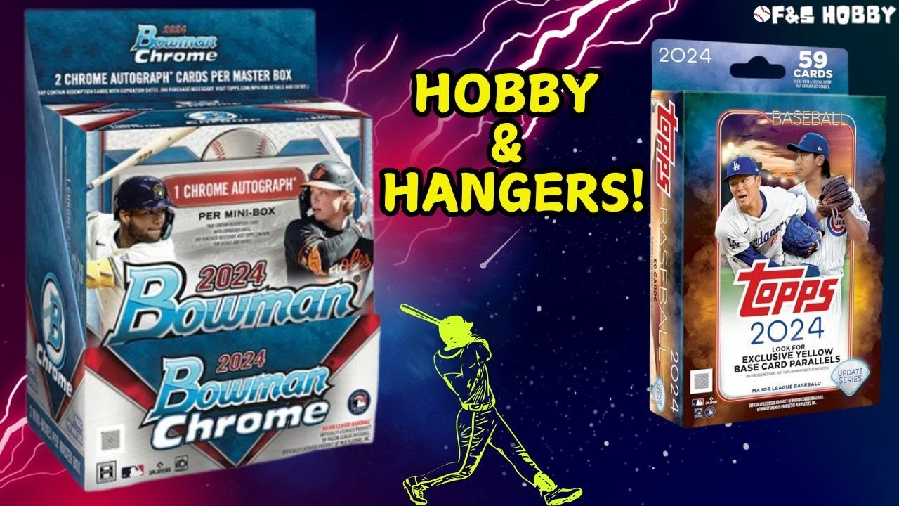 ⚾️ RIP! 2024 Bowman Chrome HOBBY BOX! PLUS 2024 TOPPS UPDATE Baseball ...