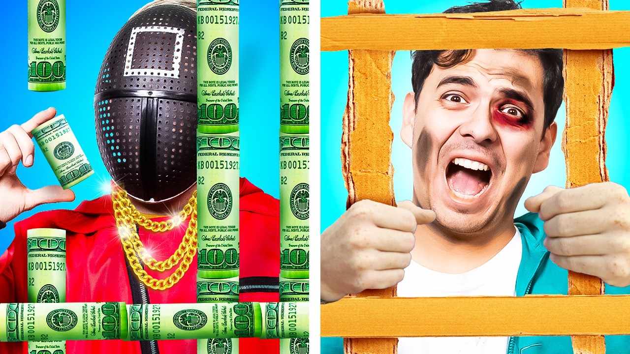 Rich Vs Broke Squid Game Player IRL | Crazy& Funny Rich Vs Poor ...