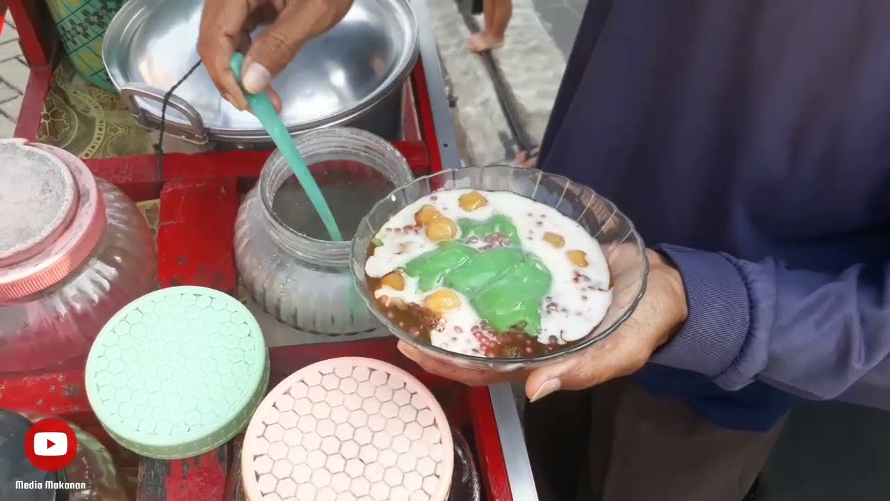 Es Bubur Sumsum Asli Indonesia !! Rasanya Enak - YouTube