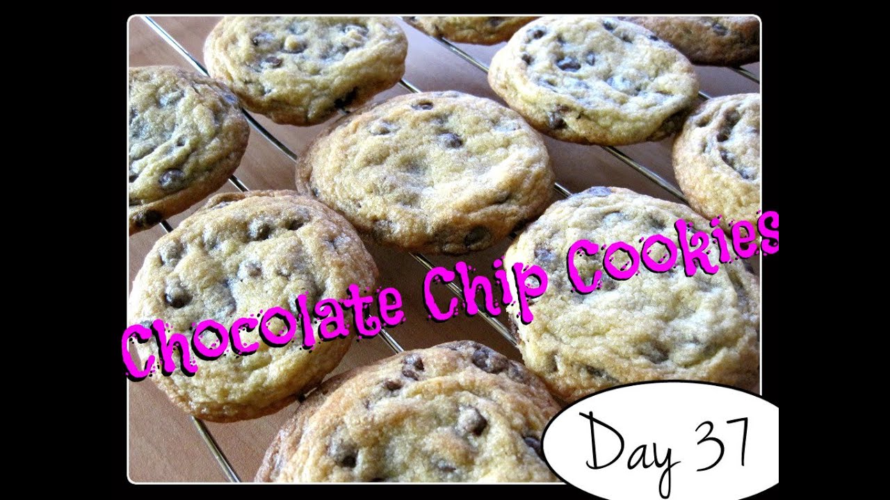 Chocolate Chip Cookies Recipe [Food Challenge: DAY 37] - YouTube