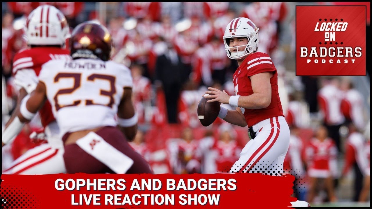 Wisconsin Badgers and Minnesota Gophers football therapy session - live ...