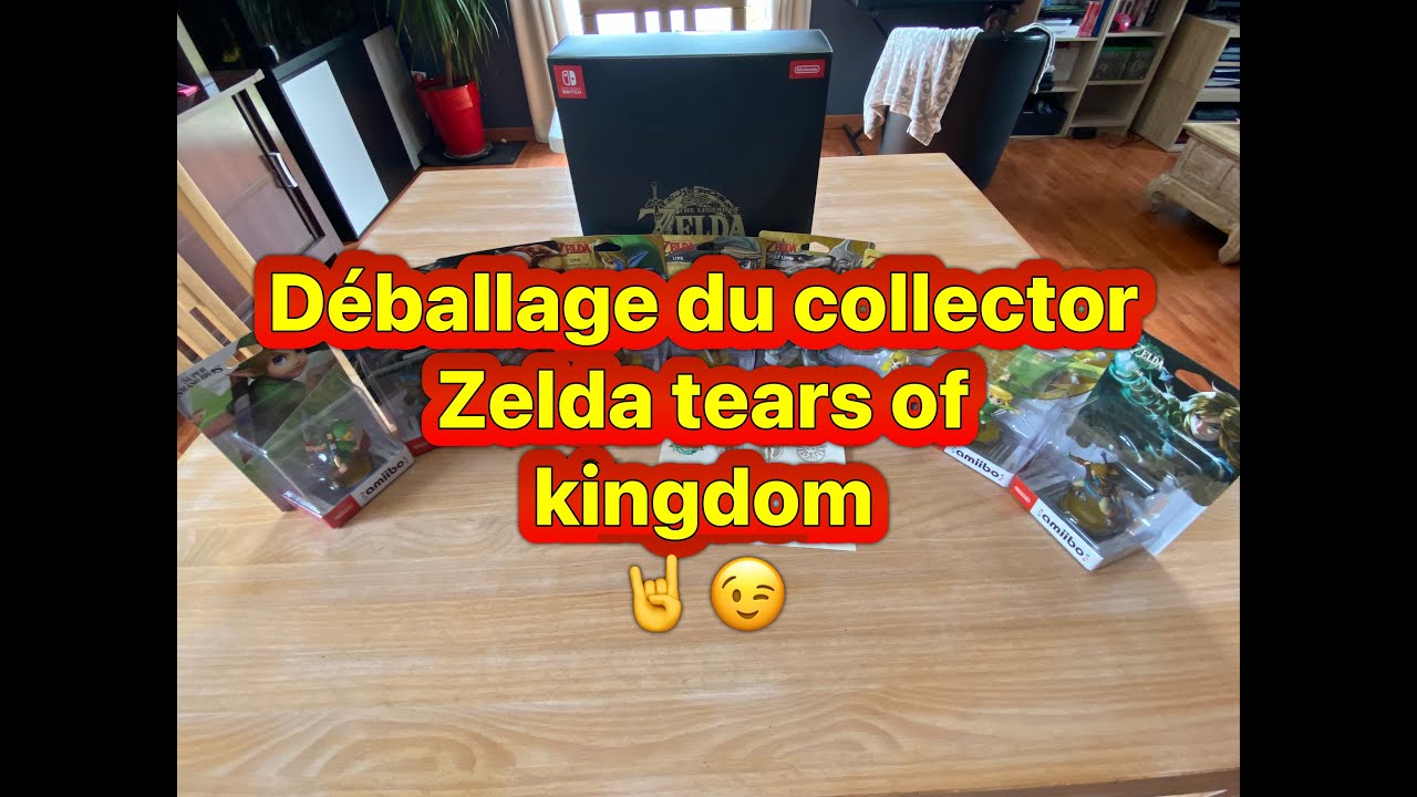 Deballage du collector zelda tears of the kingdom - YouTube