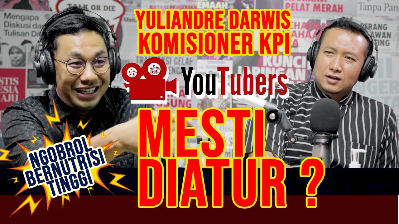Sekarang konten kreator salah bisa dipidana | Yuliandre KPI Bicara di ...