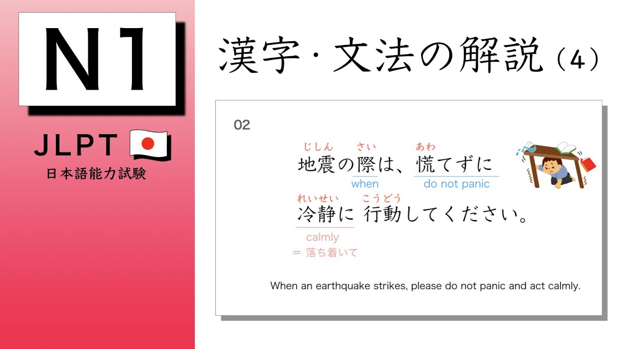 JLPT N1 Reading Kanji & Grammer #4 | 日本語能力試験 N1 - YouTube