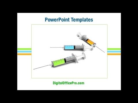 Syringes PowerPoint Template Backgrounds - DigitalOfficePro #00154 ...