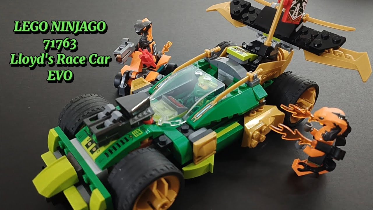 LEGO NINJAGO 71763 Lloyd's Race Car EVO Speed Building 樂高忍者系列 組裝 勞埃德的賽車 ...