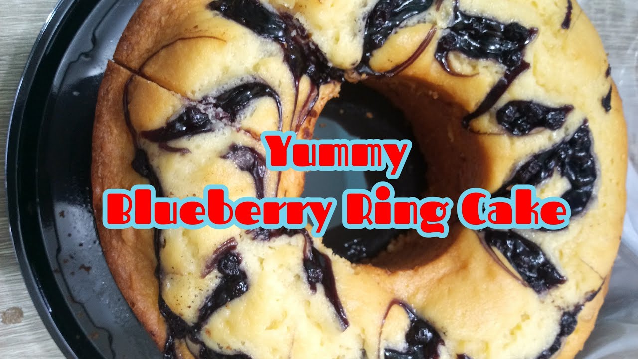 Yummy Blueberry Ring Cake🍰 - YouTube
