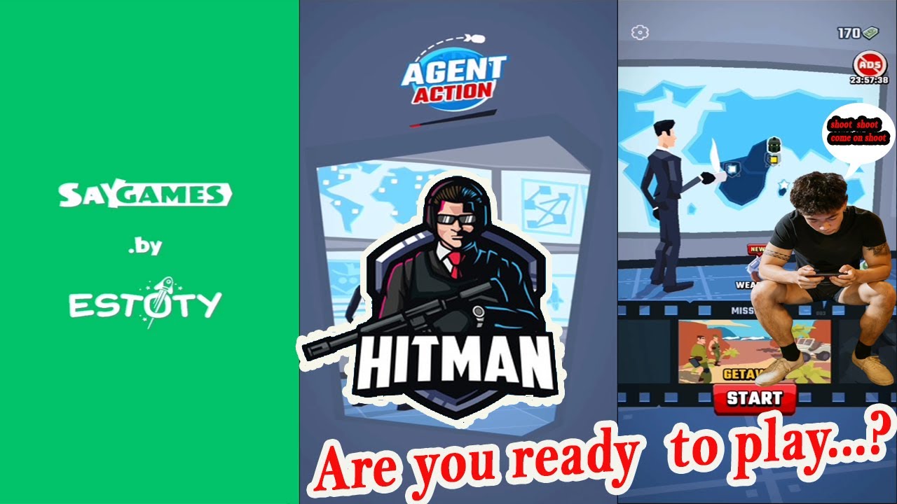 agent action game review | game play |let's play - YouTube