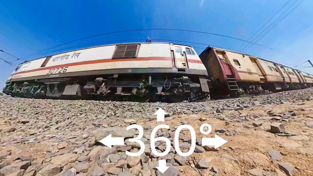 360 VR Jammu Tawi Sambalpur Express Video | Indian Railways - YouTube