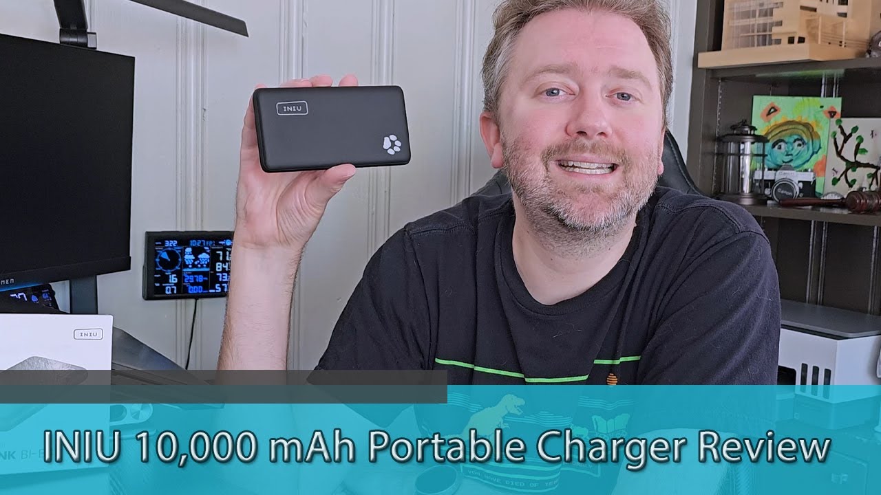 POWER ON THE GO - INIU 10000 mAh Portable Charger Review - YouTube