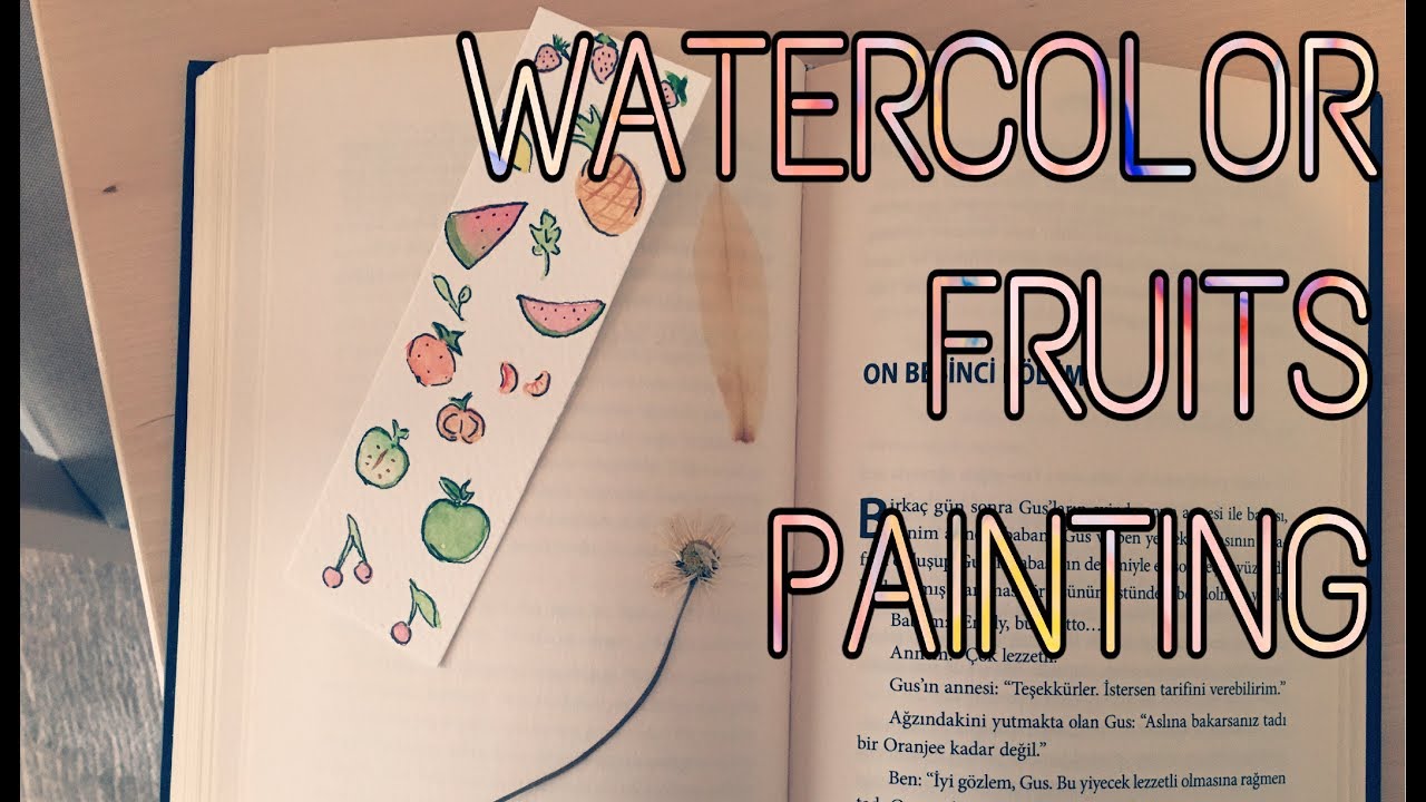 Watercolor Fruits Tutorial 💐| Easy Painting - YouTube