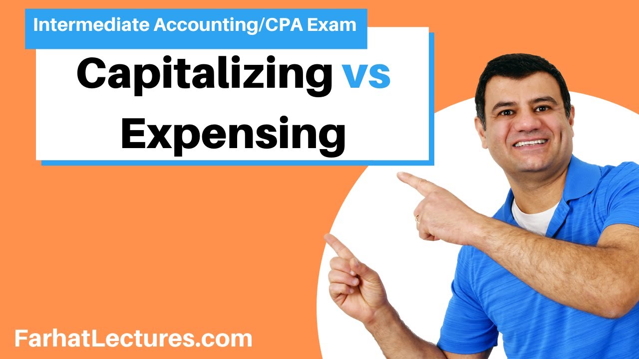 Capitalizing vs Expensing - YouTube