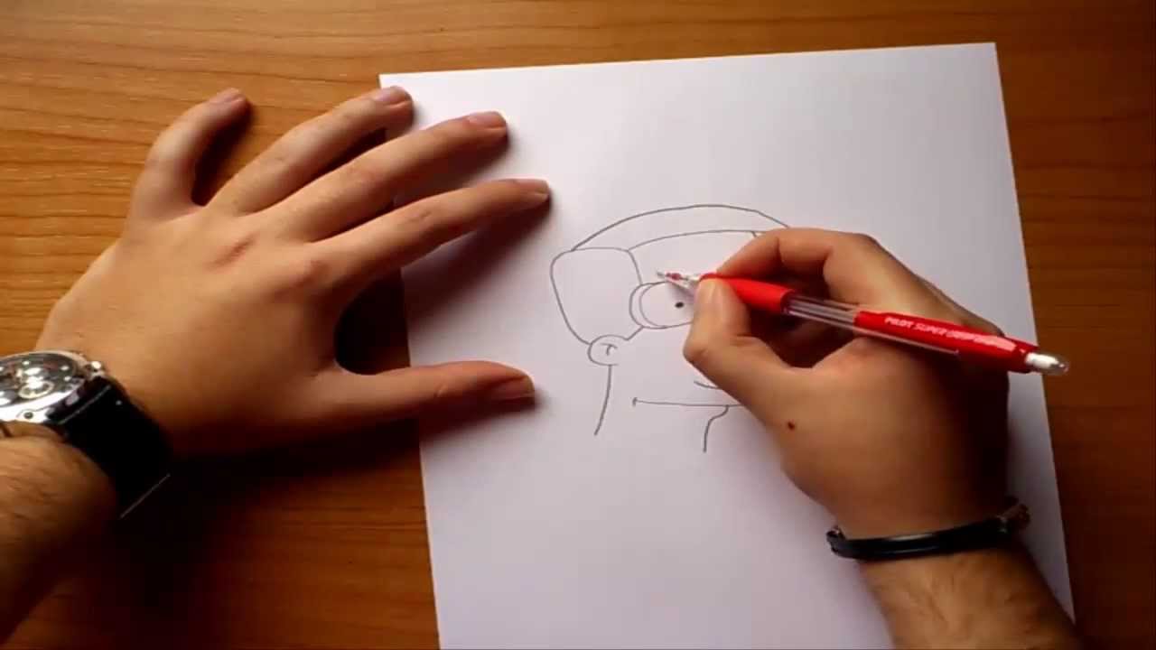 Como dibujar a Milhouse paso a paso - Los simpsons | How to draw ...