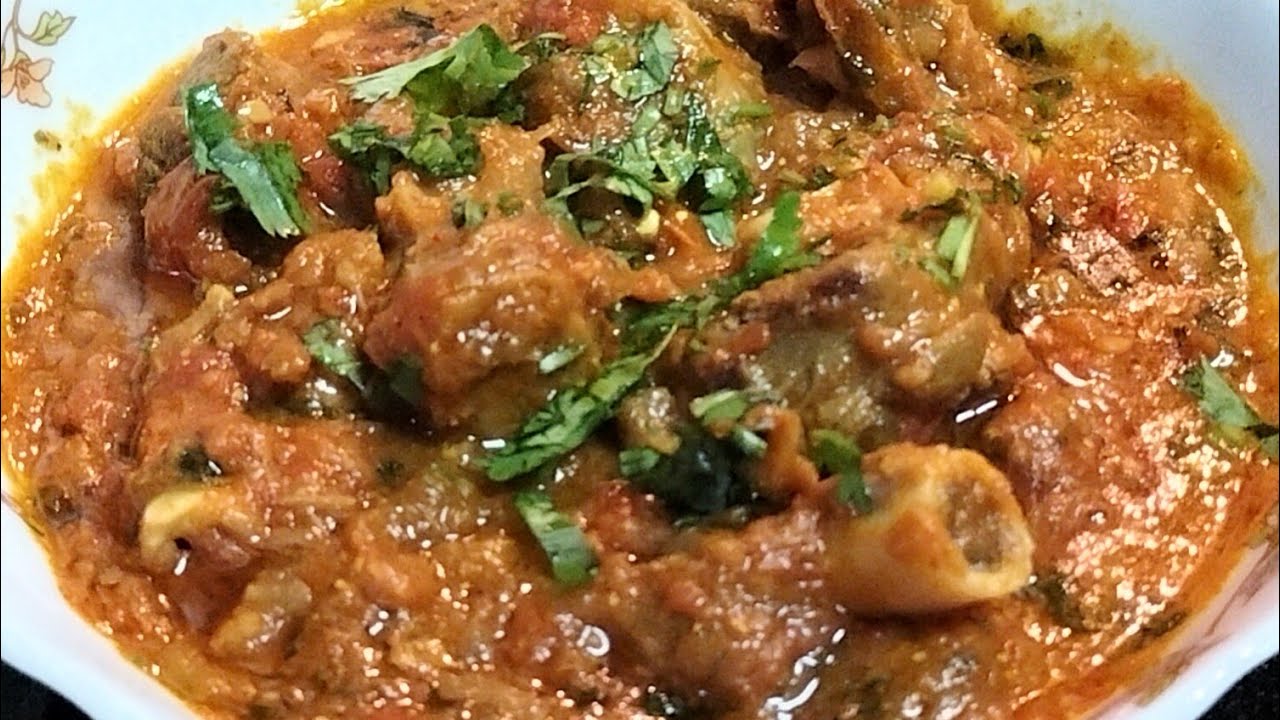 NALLI TAMATAR GOSHT resturant style 'Afghani Karahi ya Hyderabadi ...