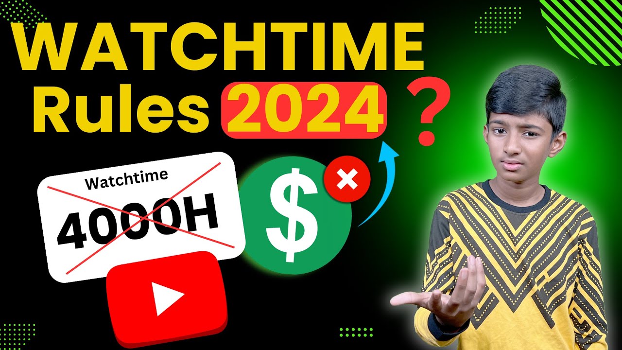 Youtube Watch Hour All Rules 2024 in Kannada Tech With Bharath - YouTube