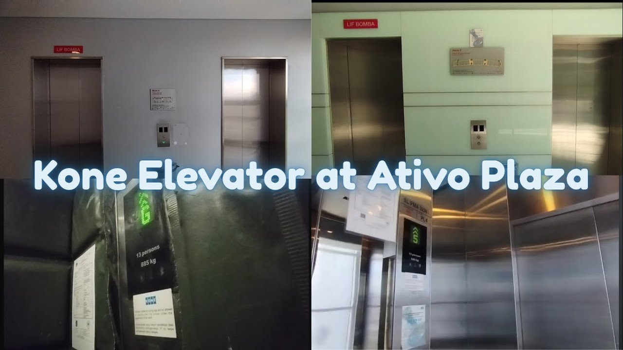 [Elevator] Kone MonoSpace Green Fixture elevator at Ativo Plaza ...