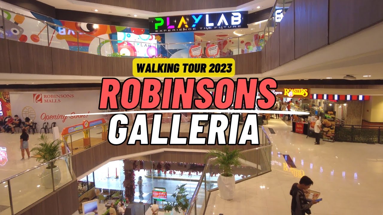 [4K] Walking Tour - ROBINSONS GALLERIA 2023 - YouTube
