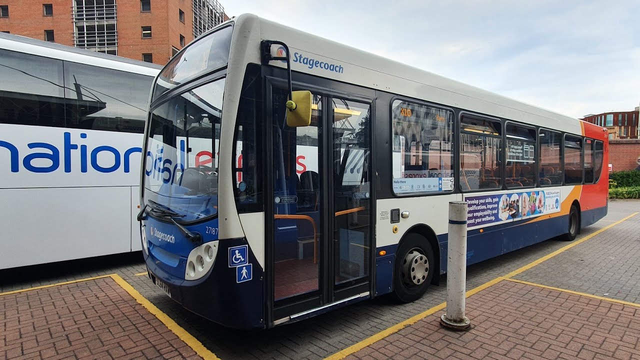 MOTORWAY THRASH!! | ADL Enviro300 27187 (SL64 HXW) | Stagecoach ...